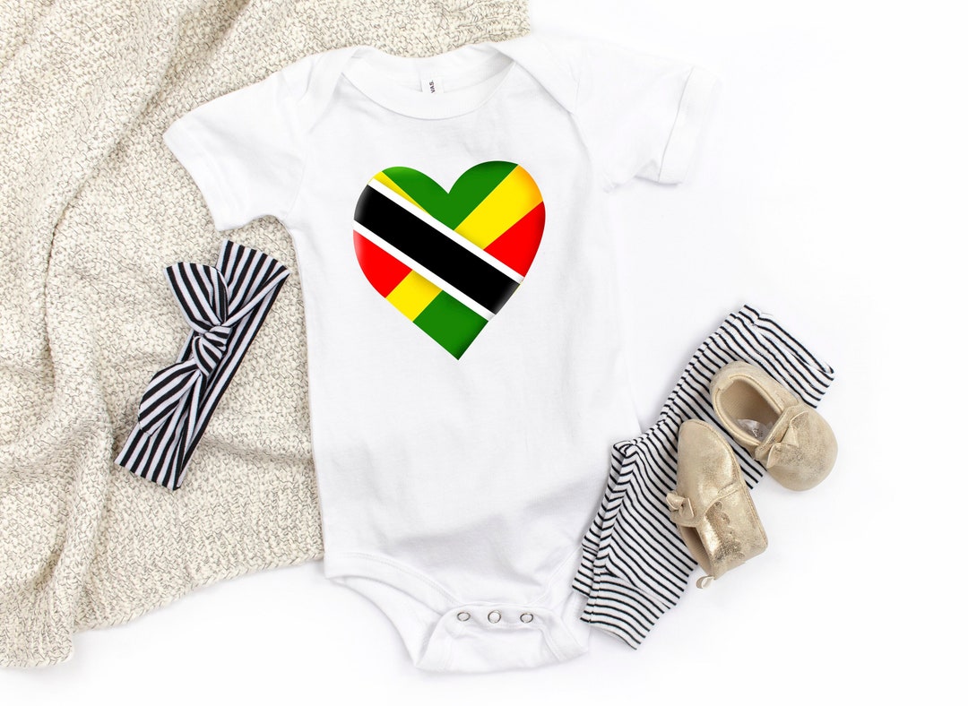 Trini Jamaican Baby Onesie, Trinidadian Jamaican Baby Outfit, Jamaica ...