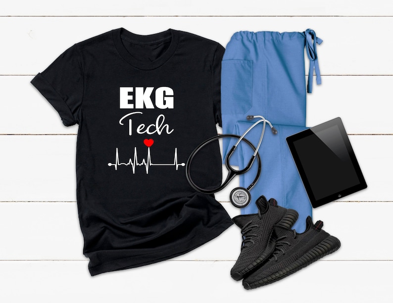 EKG Tech Gift, T-shirt for EKG Technician, ECG Technologist Shirt - Etsy