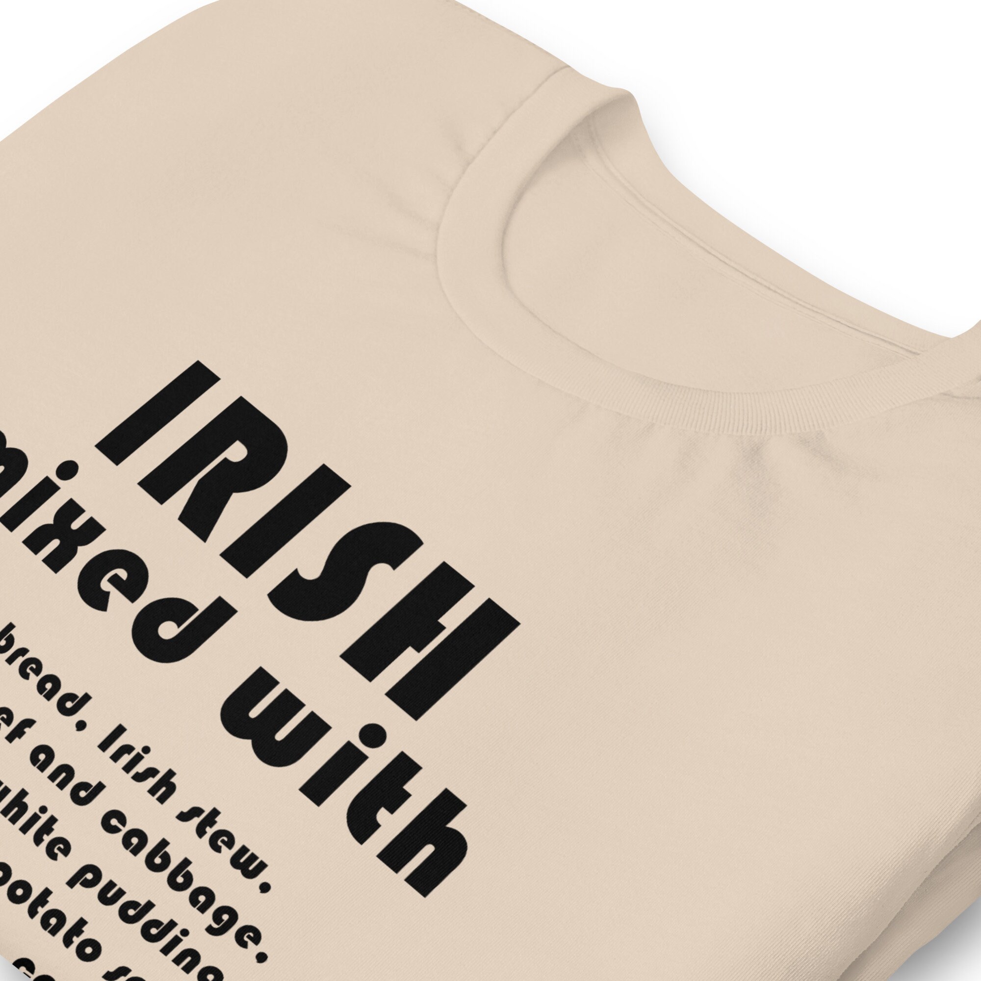Ireland Tshirt Gift for Men and Women, Ireland Foods, Irish Mixed With Unisex T-shirt - Etsy
