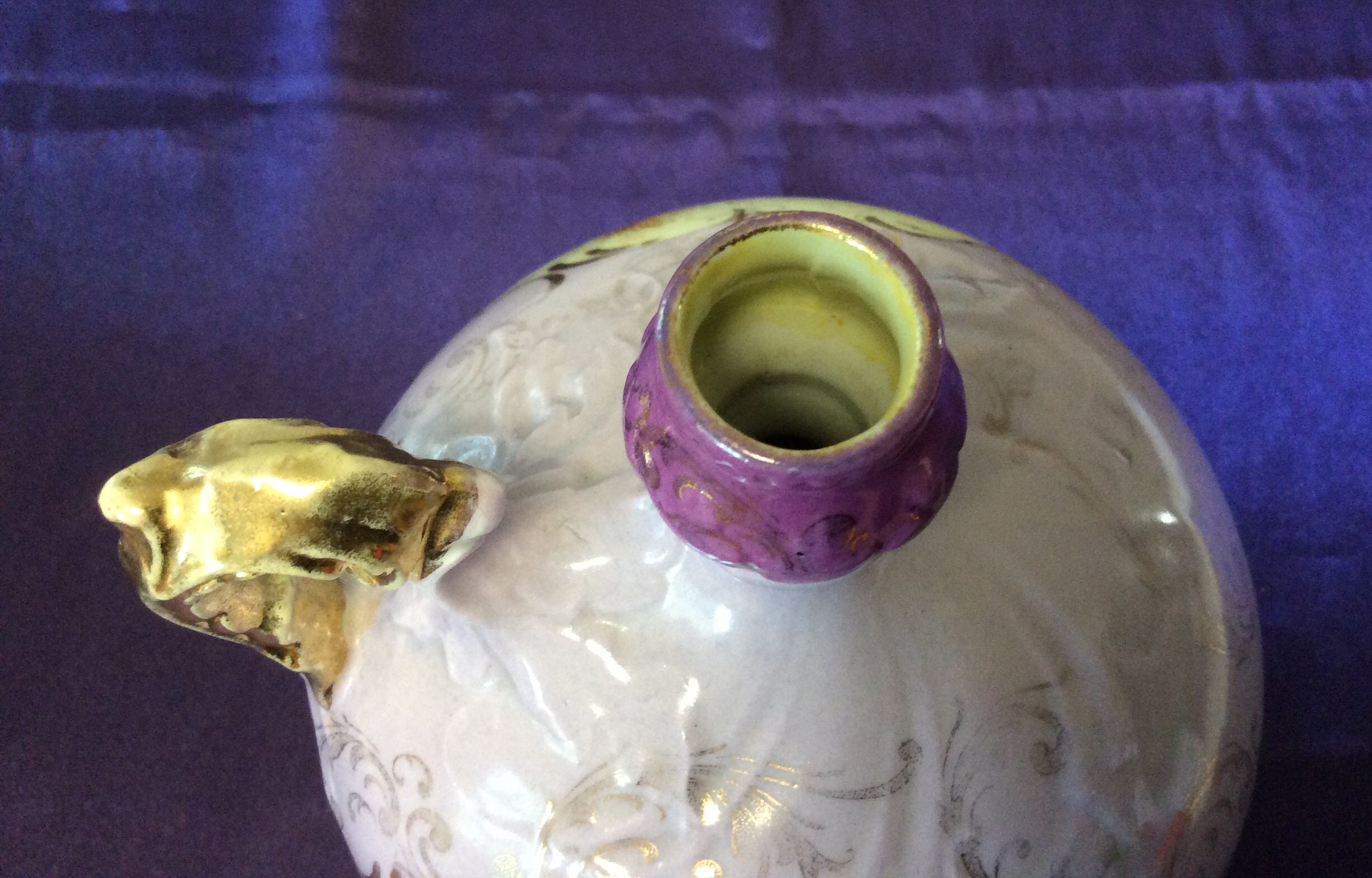 Royal Saxe E S Germany Jug or Pitcher-shaped Bud Vase, Decorative ...