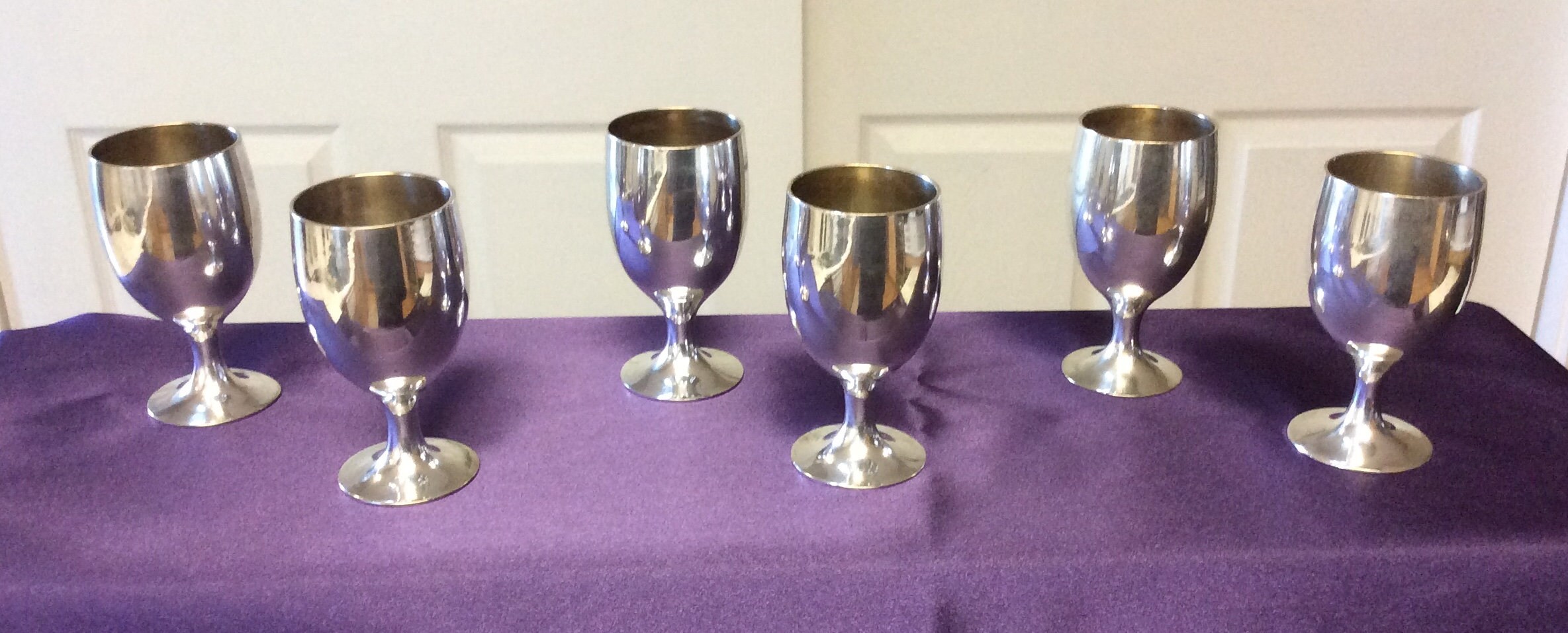 Leonard EPNS Silver Plated Cordials, Vintage Silver, Vintage Cordials ...