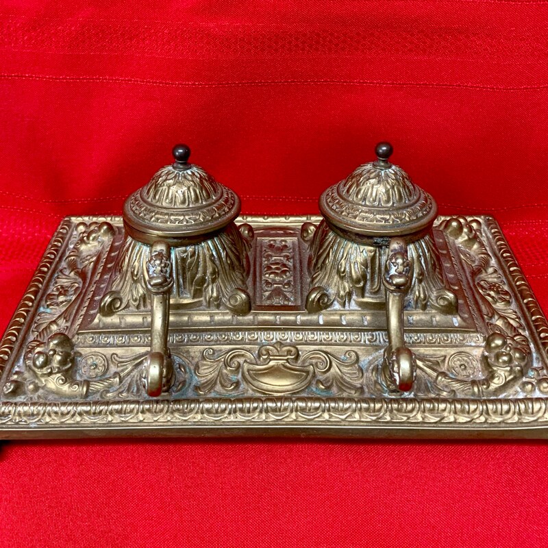 Double Inkwell - Etsy