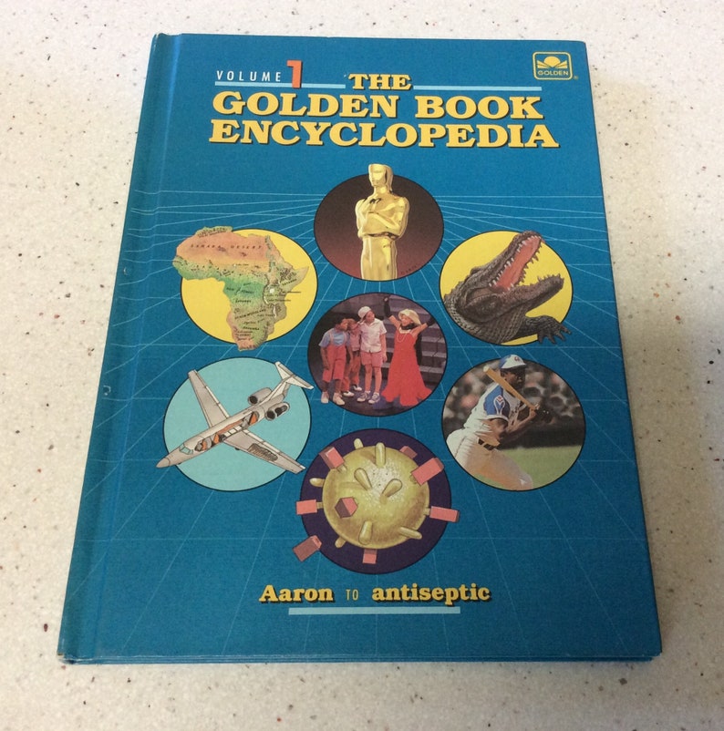 1988 the Golden Book Encyclopedia Collection Vintage Books - Etsy