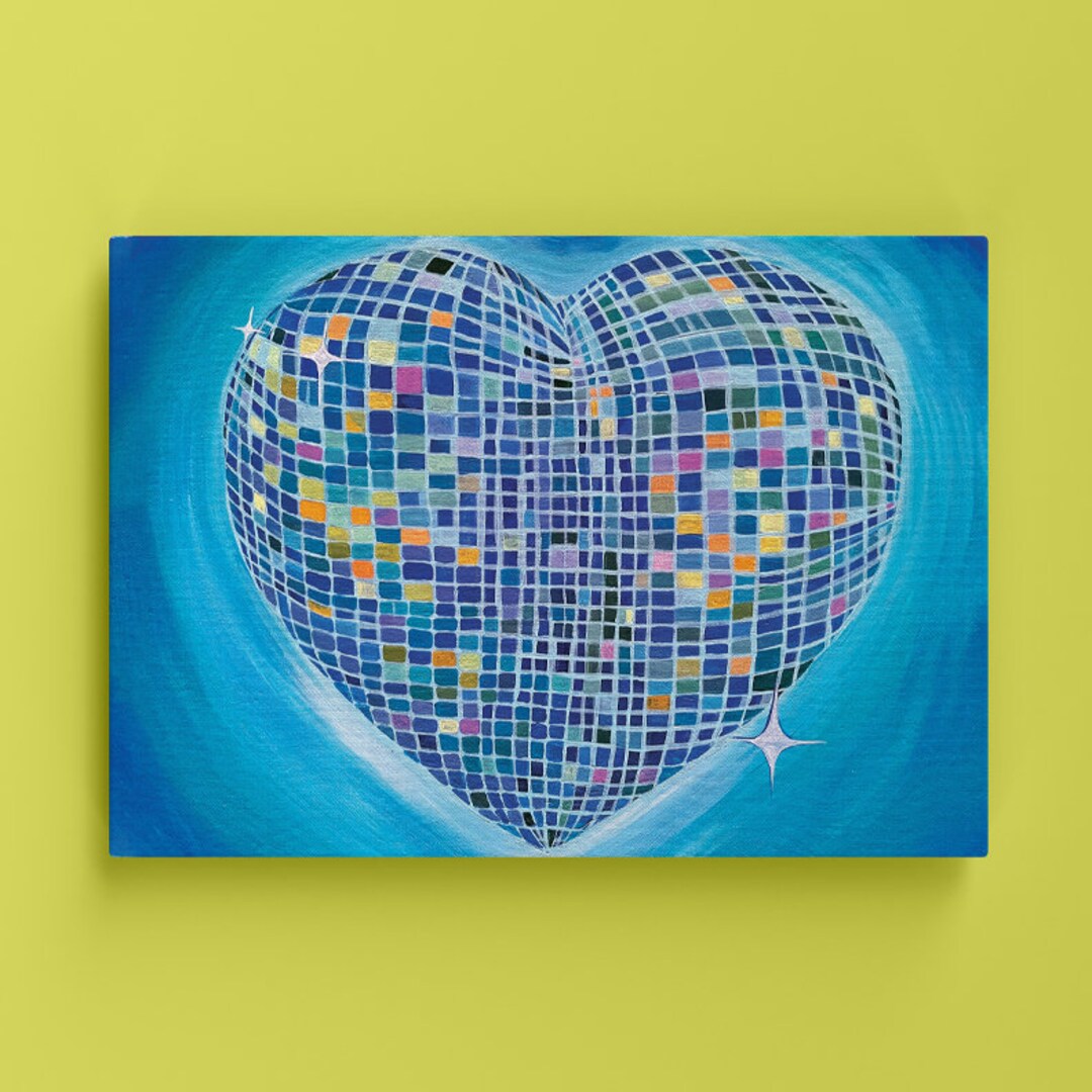 Disco Love - Art Print - Etsy
