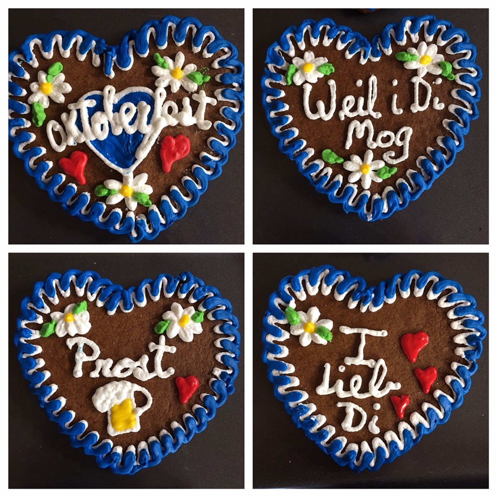 Gingerbread Hearts to Buy -German Heart Cookies for your Schatzi! | A ...