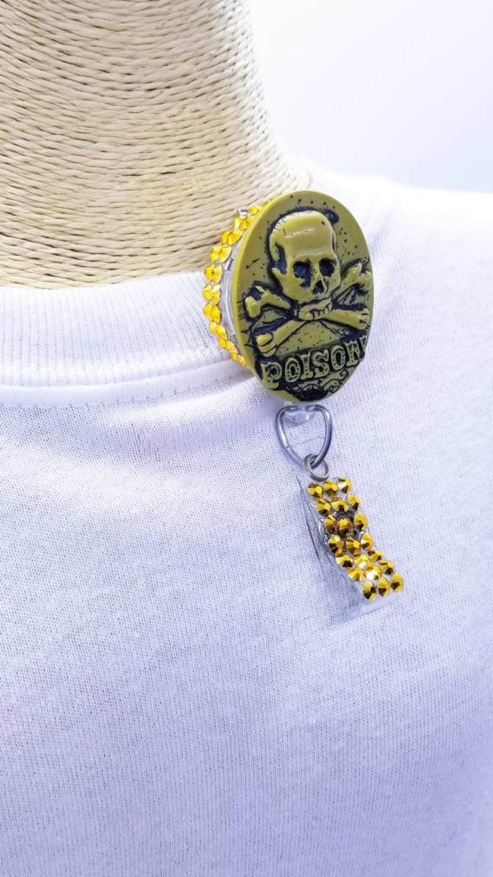 Skeleton ID Badge Reel | Etsy