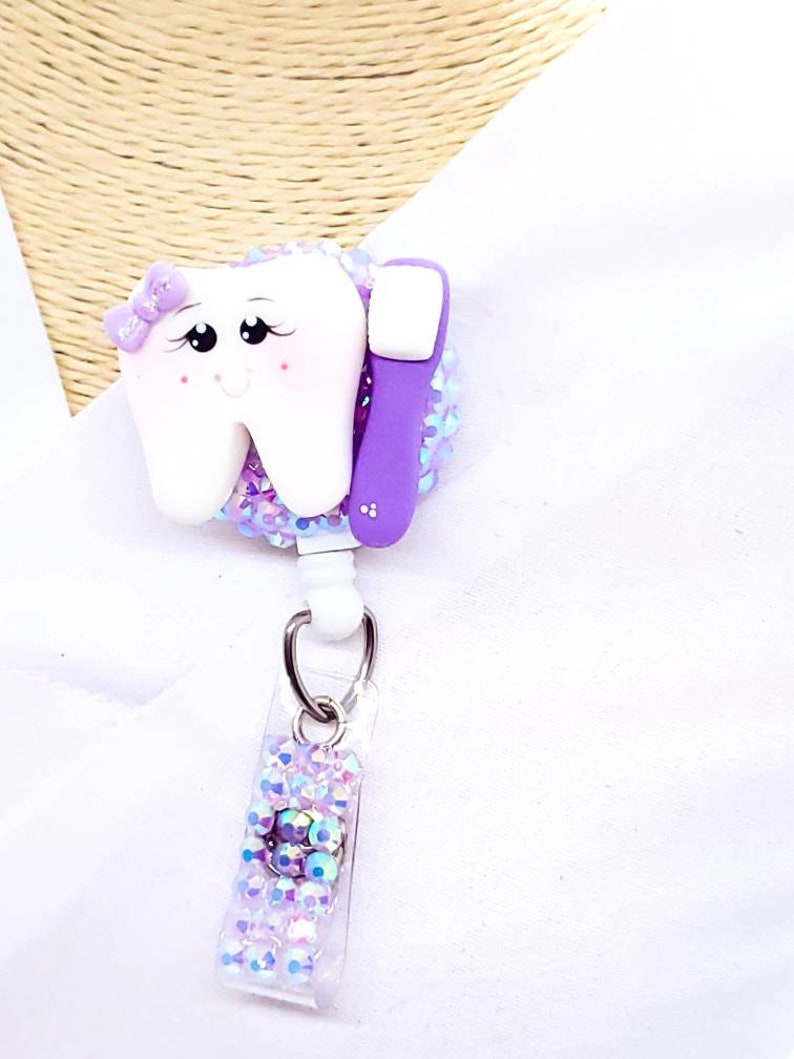 Tooth ID Badge Reel Orthodontist Badge Reel Dental - Etsy