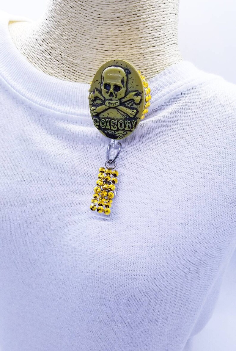 Skeleton ID Badge Reel | Etsy