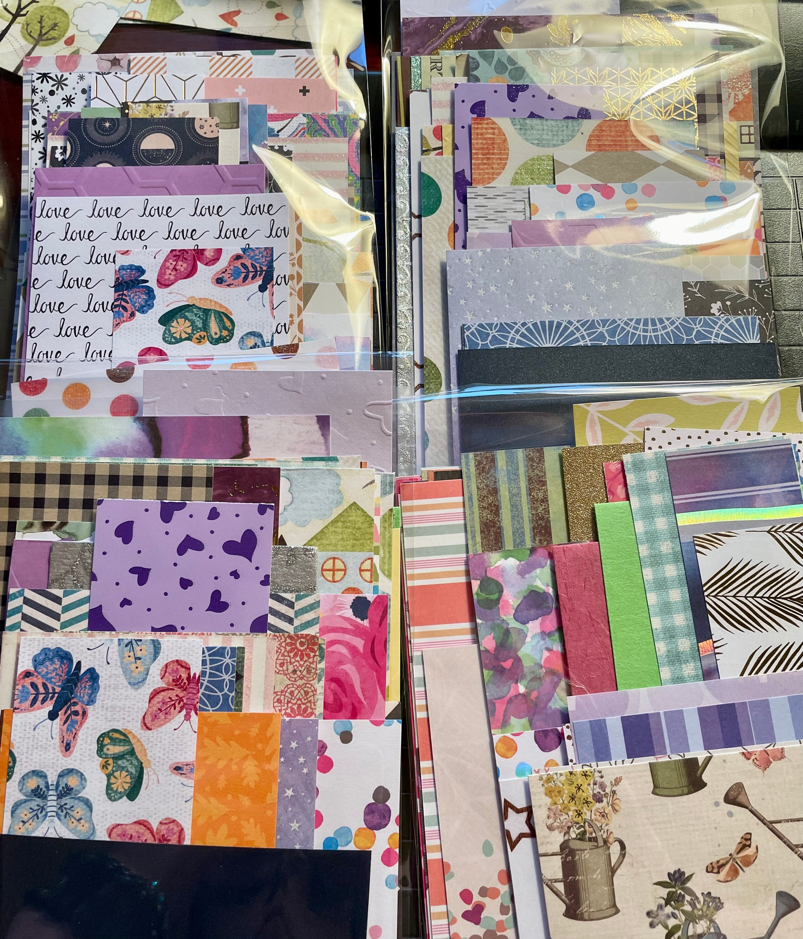 50 Piece Assorted Scrapbook Paper / Scrapbook Paper Pack / Junk Journal ...