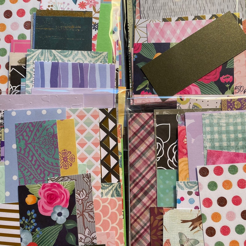 Paper Scrap Pack - Etsy