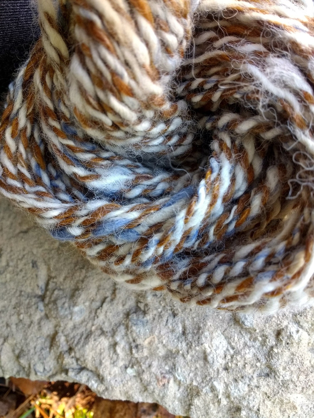 Alpaca Angora Wool Art Yarn, Luxury Soft Textured Handspun for Crafting ...