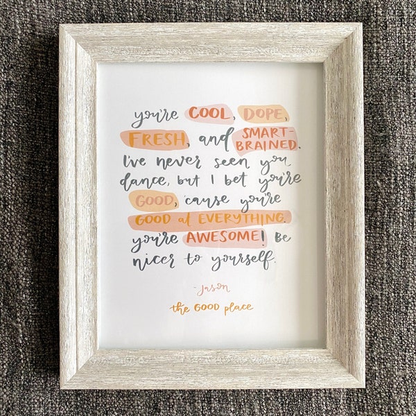 Good Place Wave Quote - Etsy