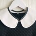 White Collar, Detachable Collar, White Peter Pan Collar, White ...