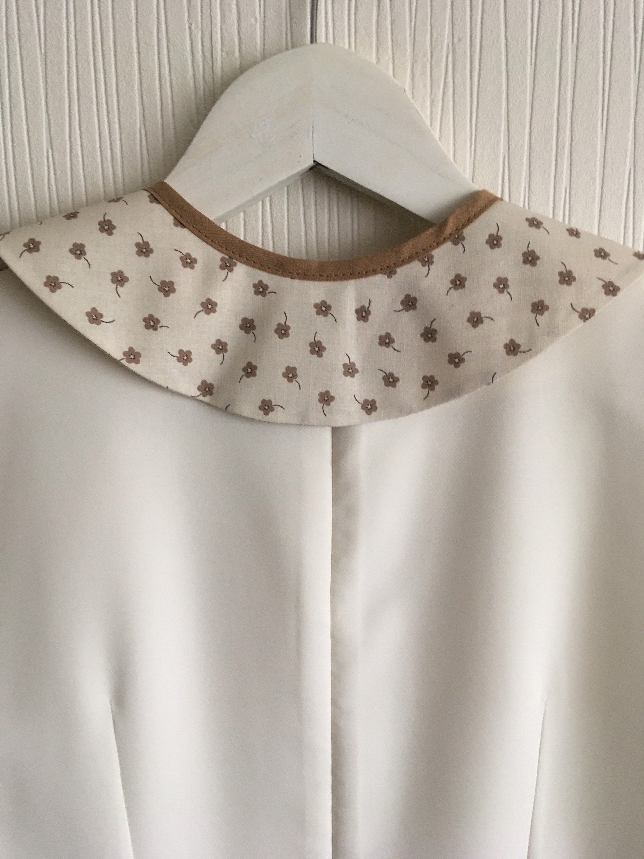 Detachable Peter Pan Collar Linen Collar Flower Collar - Etsy