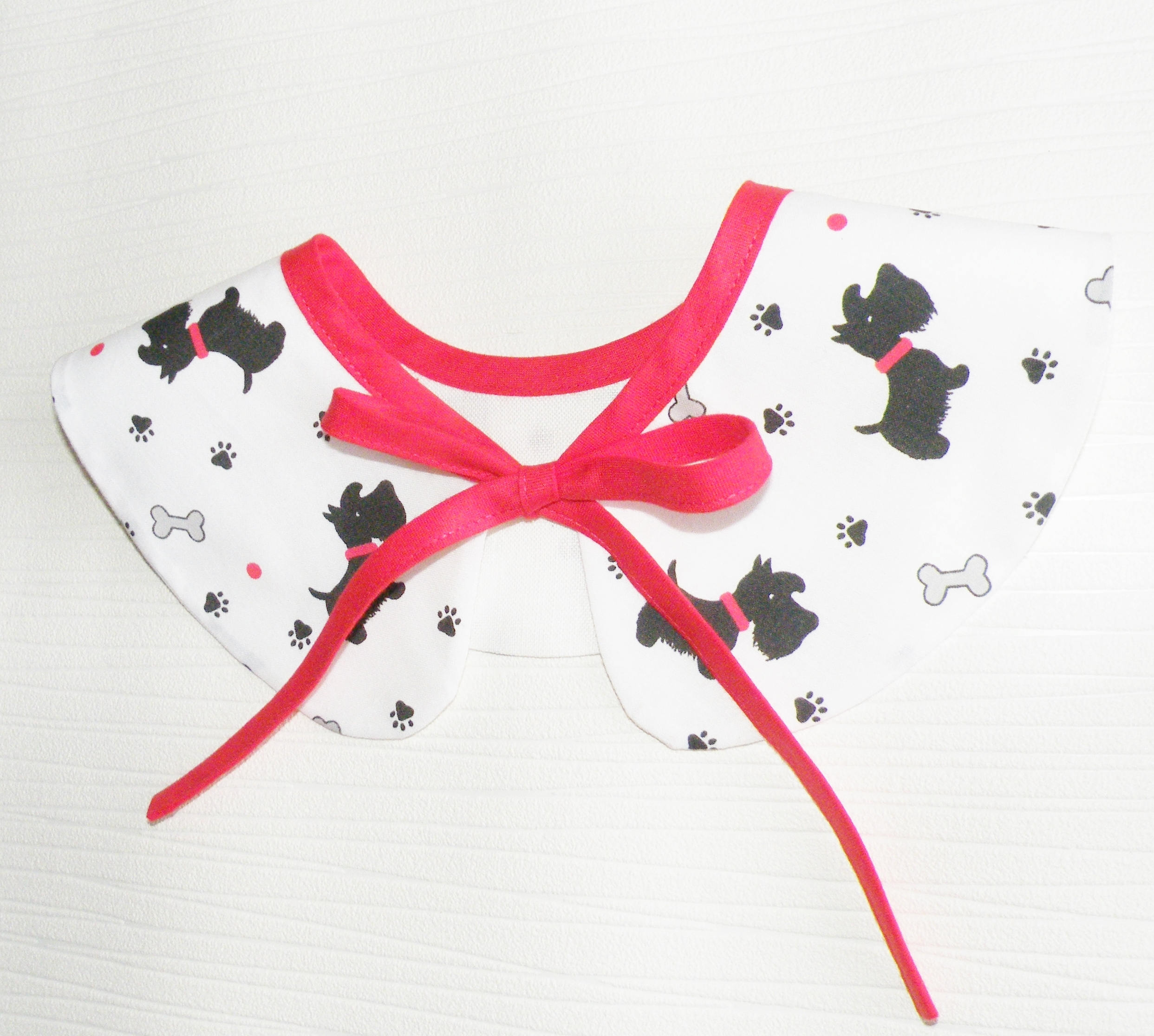 Removable Collar, Peter Pan Collar With Scottish Terrier, Female Collar ...