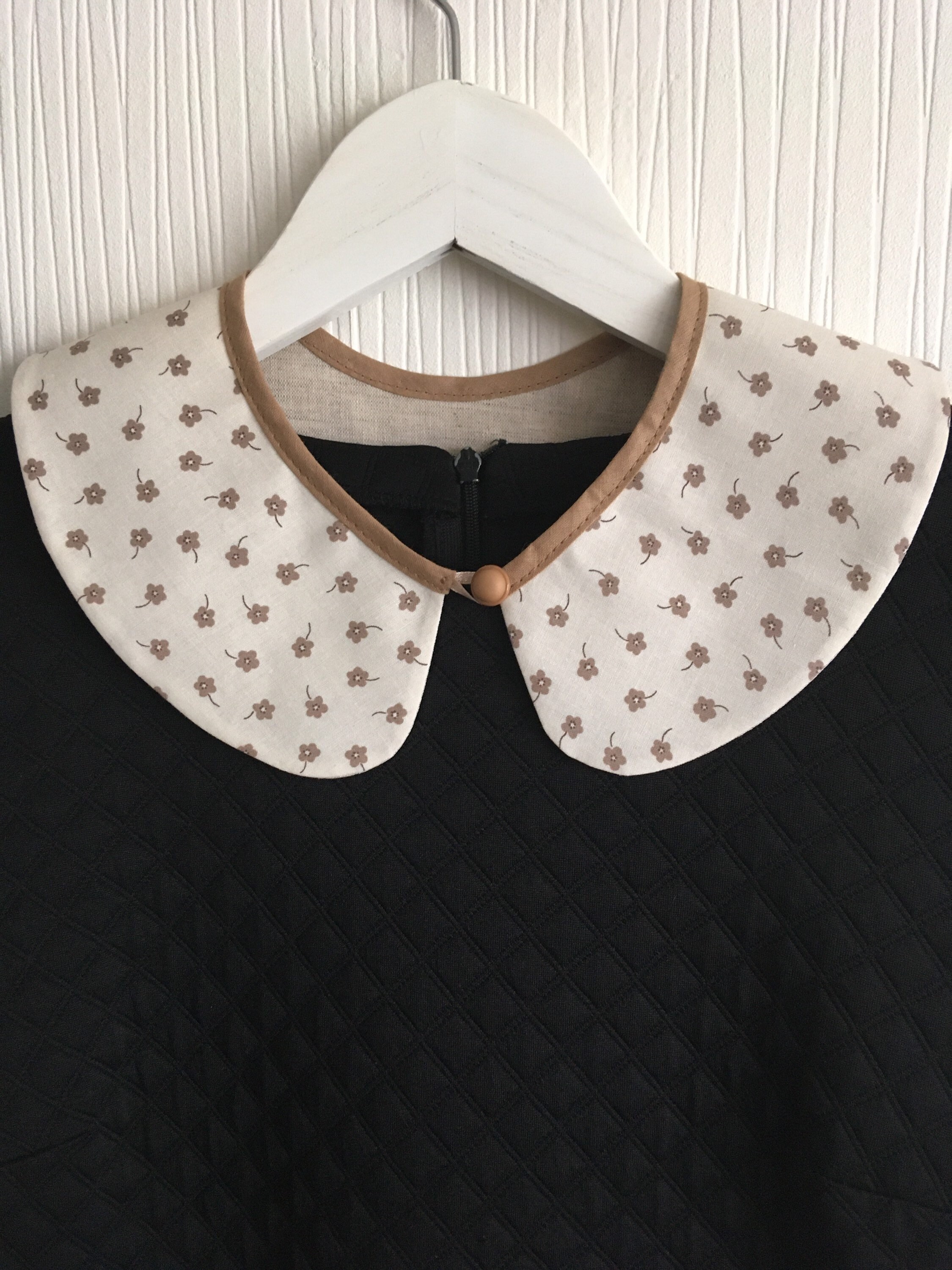 Detachable Peter Pan Collar Linen Collar Flower Collar - Etsy