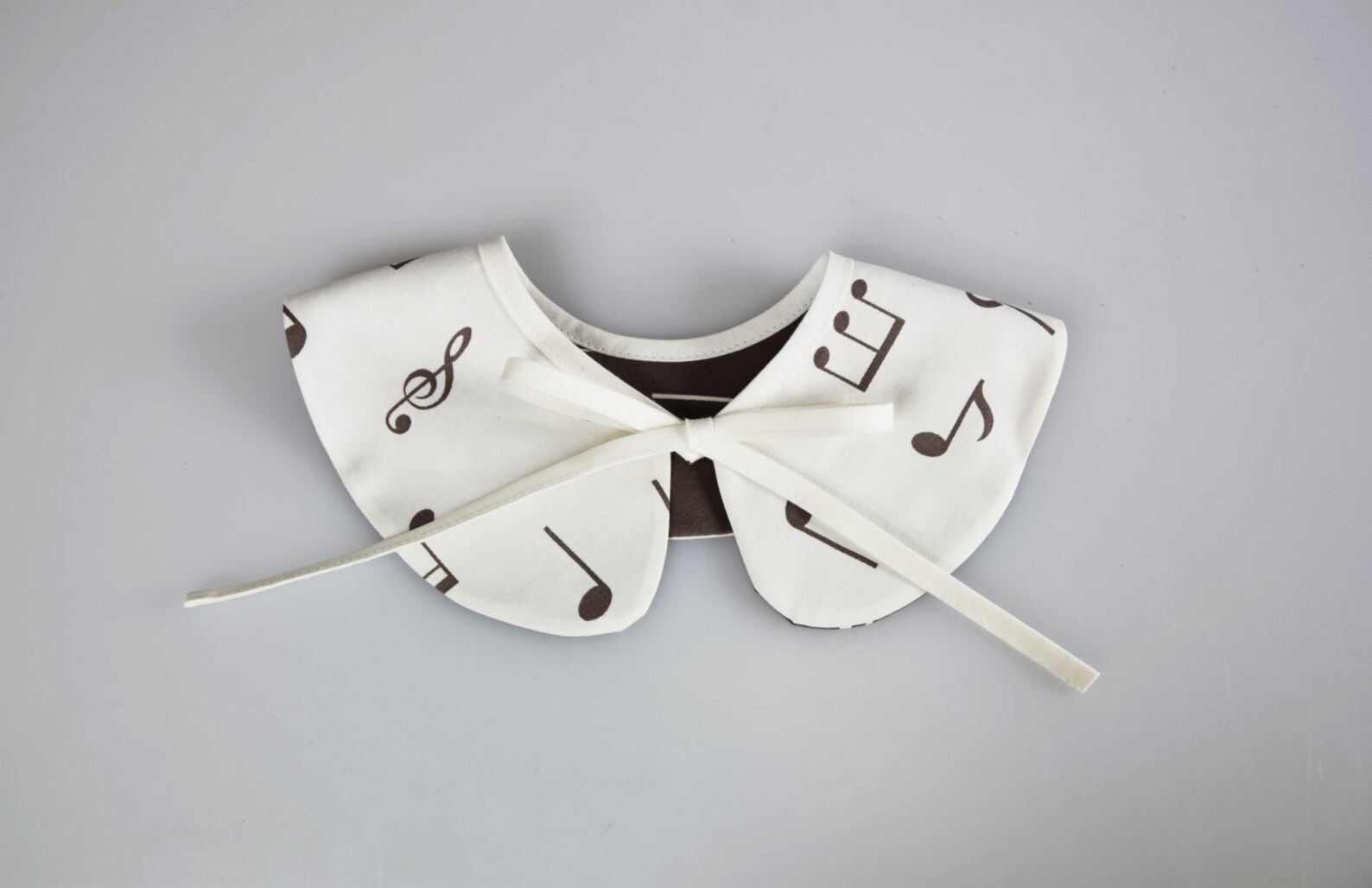 Musical Detachable Peter Pan Collar With Musical Notes, Detachable Two ...