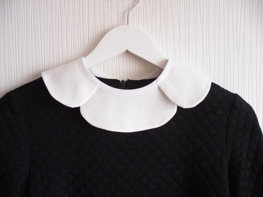 Linen Collar, Peter Pan Collar, White Detachable Collar, Removable ...