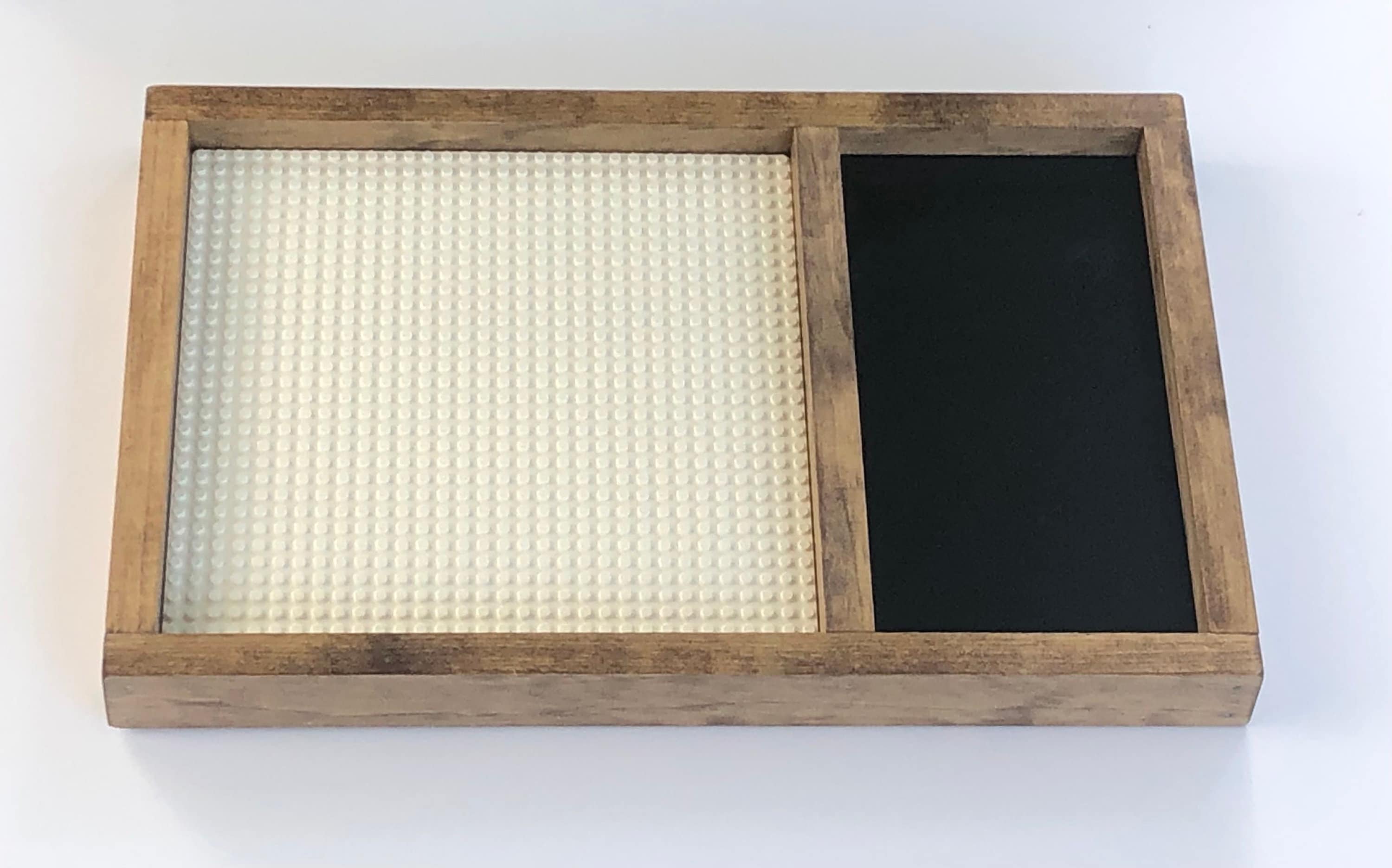 Personalized Building Blocks Tray With Side Compartment and Dry Erase ...