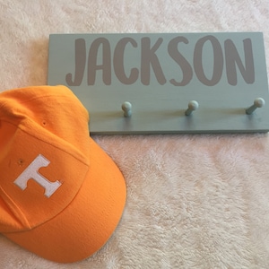 Personalized Boy’s Room Decor - Custom Boy’s Hat Rack - Personalized ...