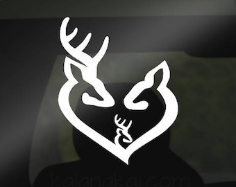 Buck and doe decal | Etsy