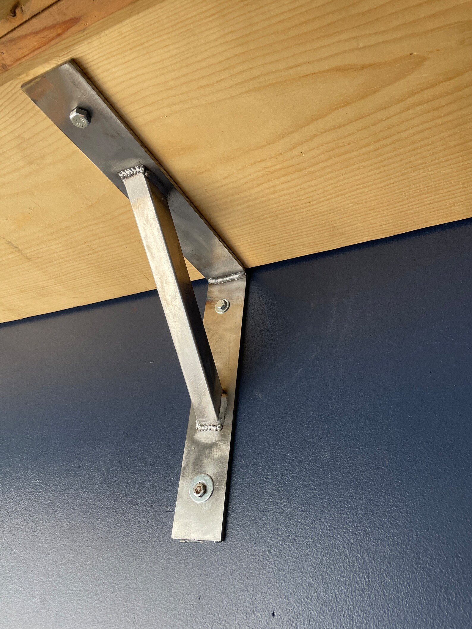 Bracket L Shaped With 45 Degree Brace - Etsy