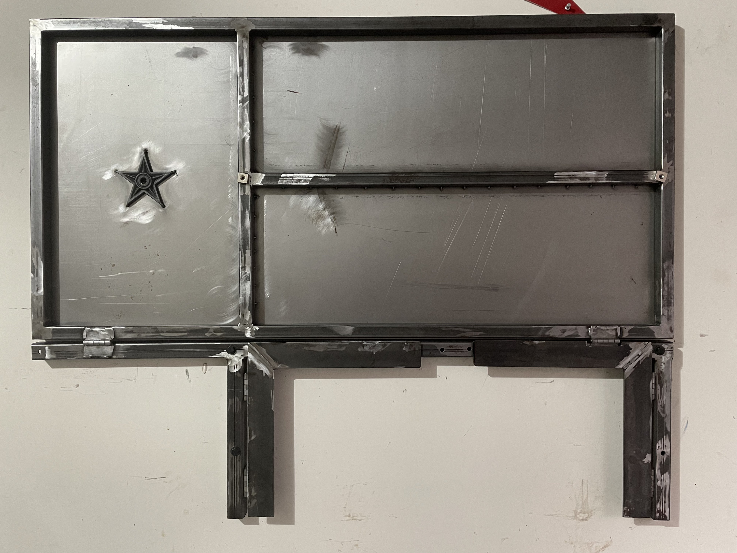 Table Foldable Steel Texas Flag - Etsy