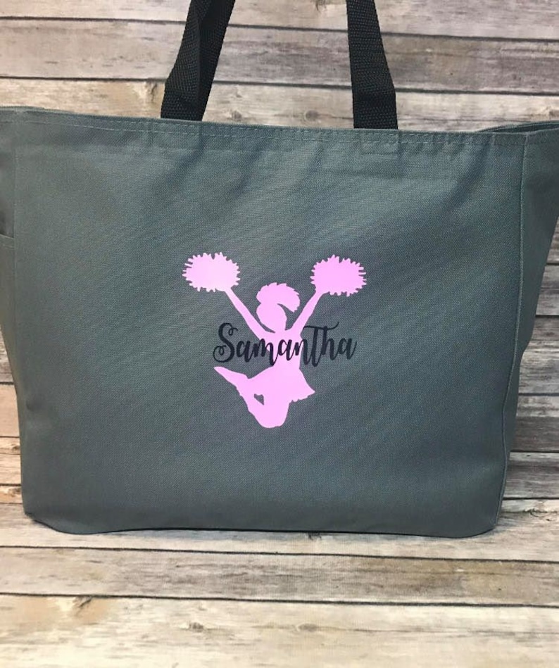 Cheerleader Bag Cheer Bag Cheer Tote Bag Cheer team bags | Etsy