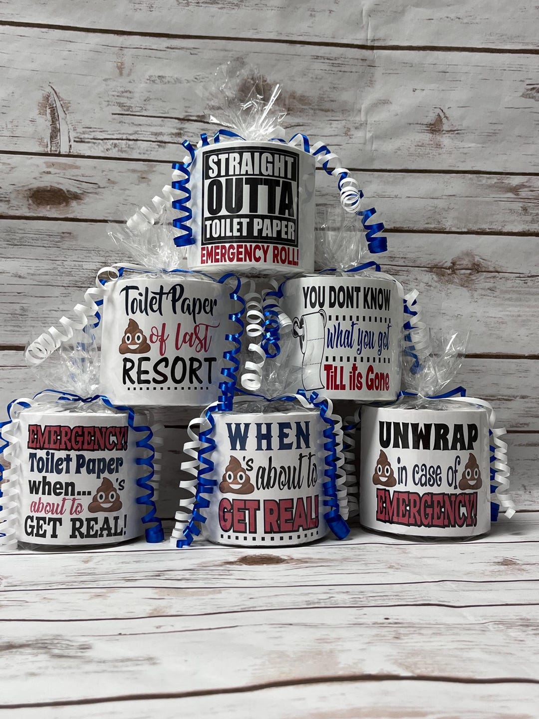 Emergency Toilet Paper Gag Gift: Funny Last Roll Cardstock Design - Etsy