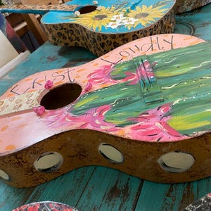 Cactus Guitar - Etsy