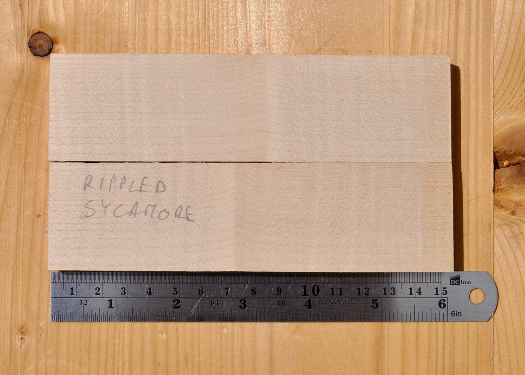 RIPPLED SYCAMORE Knife Scales No49 - Etsy