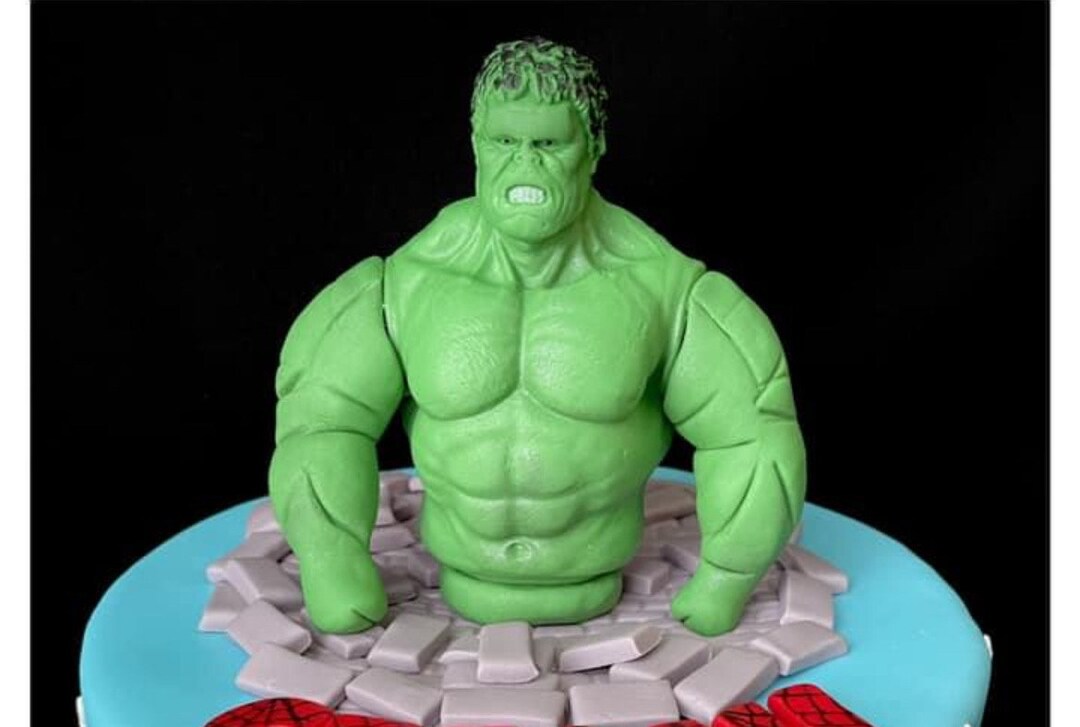 Hulk Edible Fondant Cake Toper Cake Decoration - Etsy