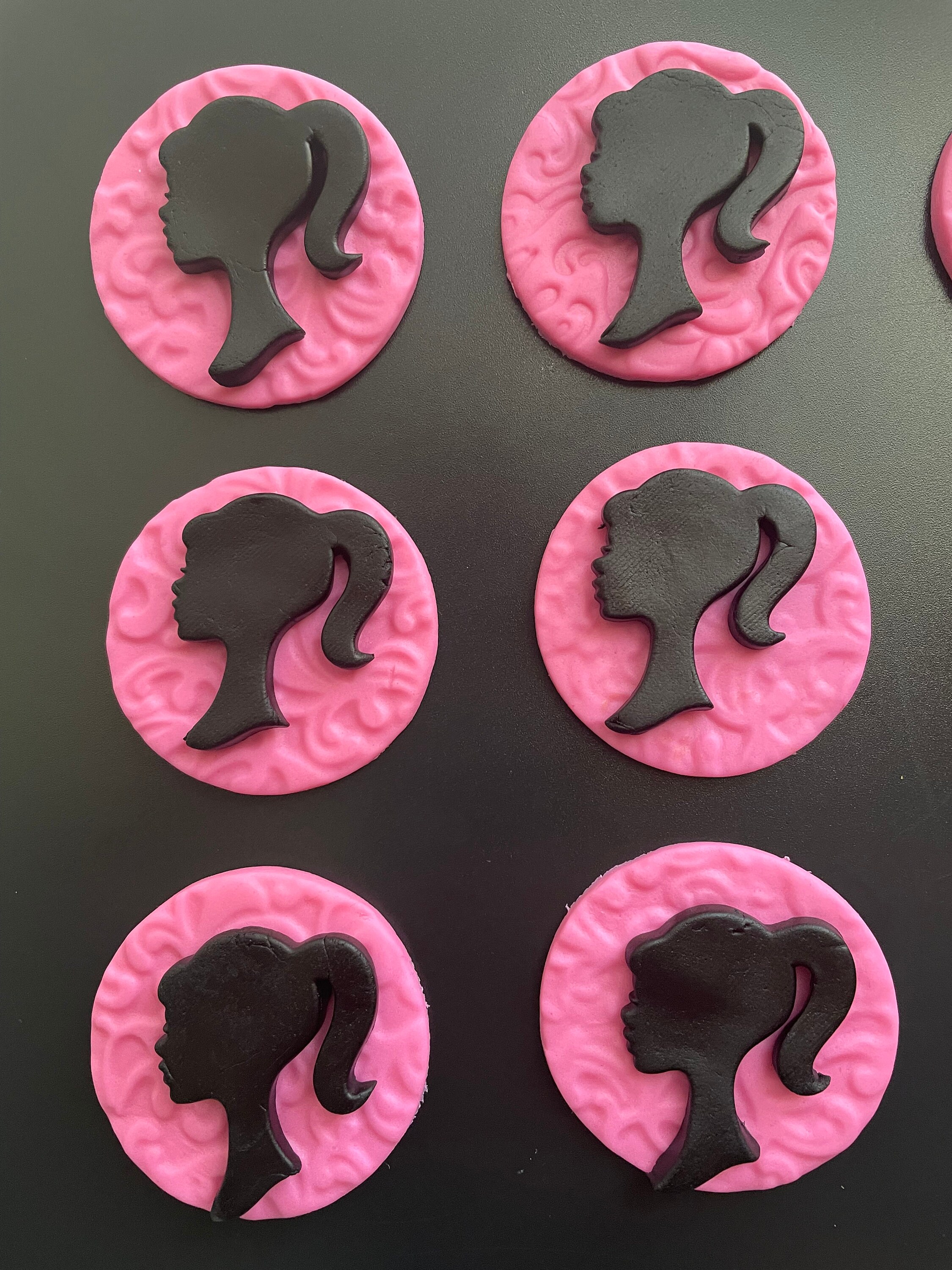 Barbie Cupcake Fondant Edible Decoration 12pcs - Etsy