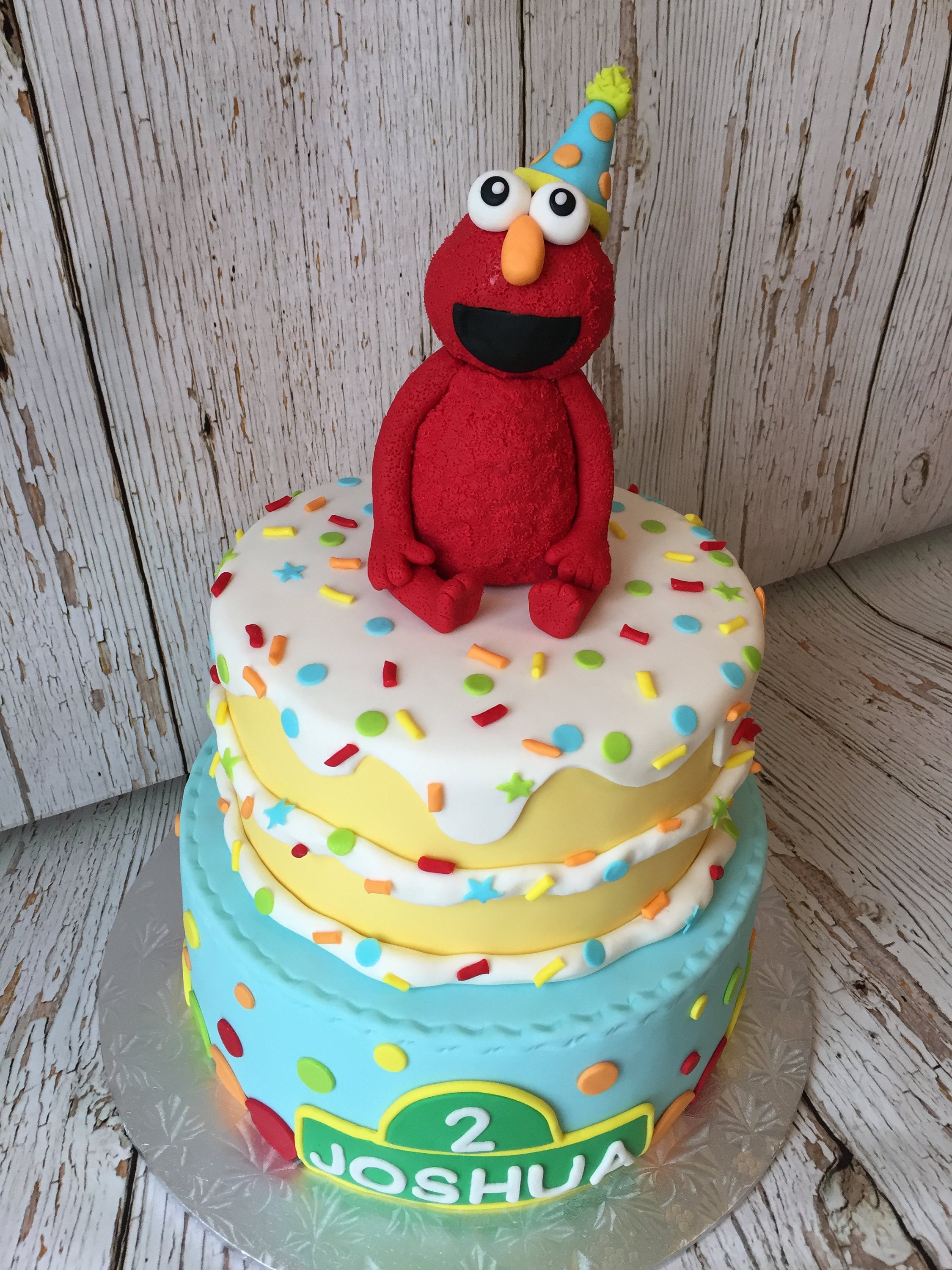 Elmo Fondant Cake Topper - Etsy