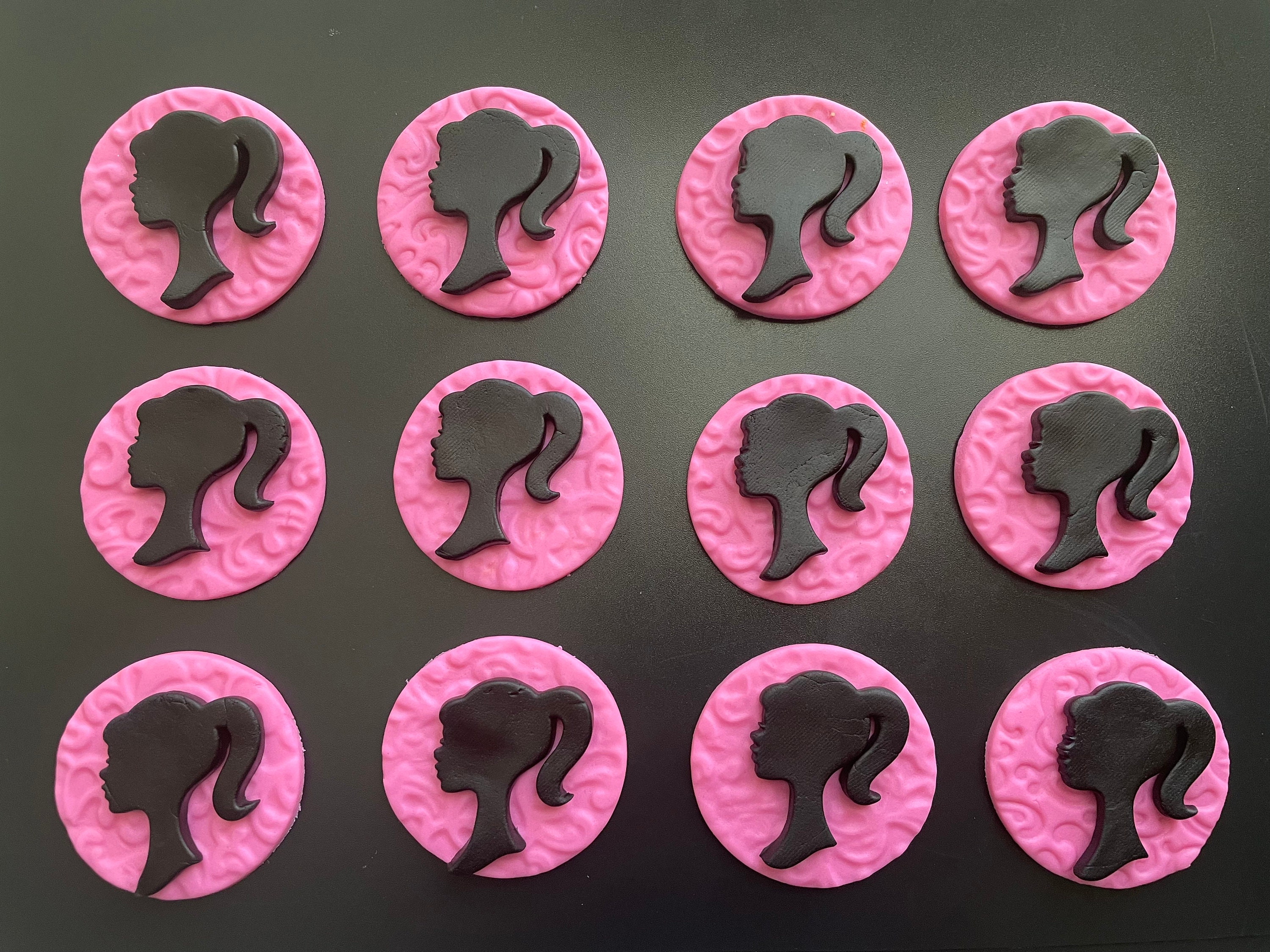 Barbie Cupcake Fondant Edible Decoration 12pcs - Etsy