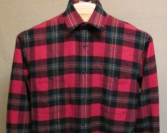 Tartan plaid shirt | Etsy