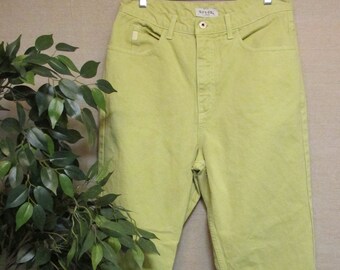 Lime Green Denim | Etsy