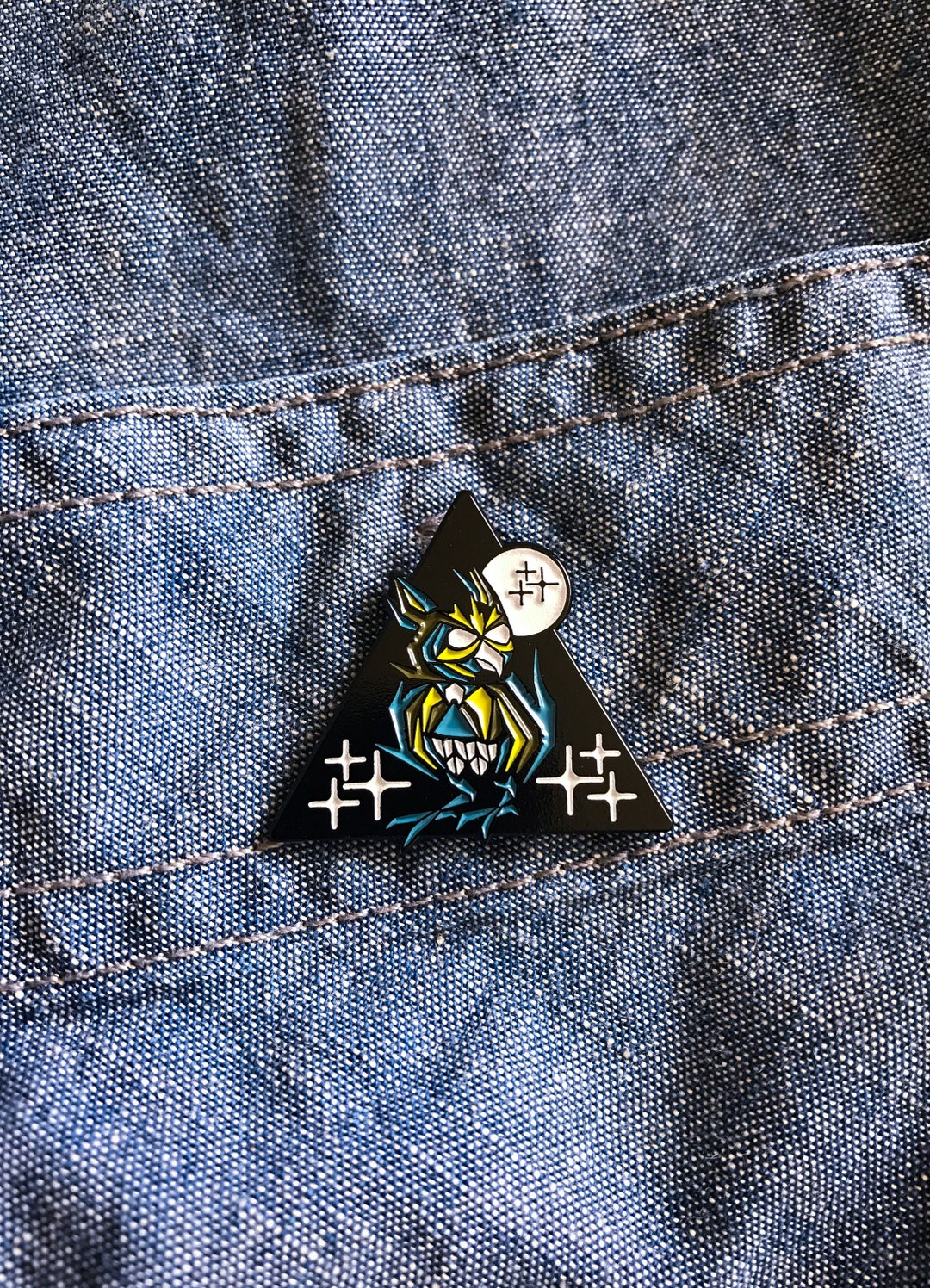 Xavier the Night Owl Enamel Pin - Etsy