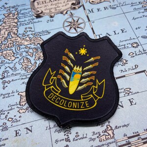 Decolonize Plaque Sticker/enamel Pin/patch - Etsy