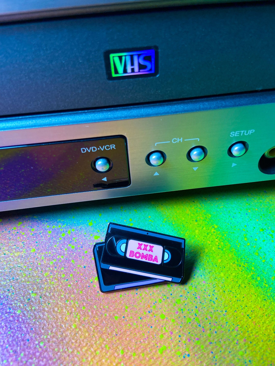 Bomba Tapes Enamel Pin - Etsy