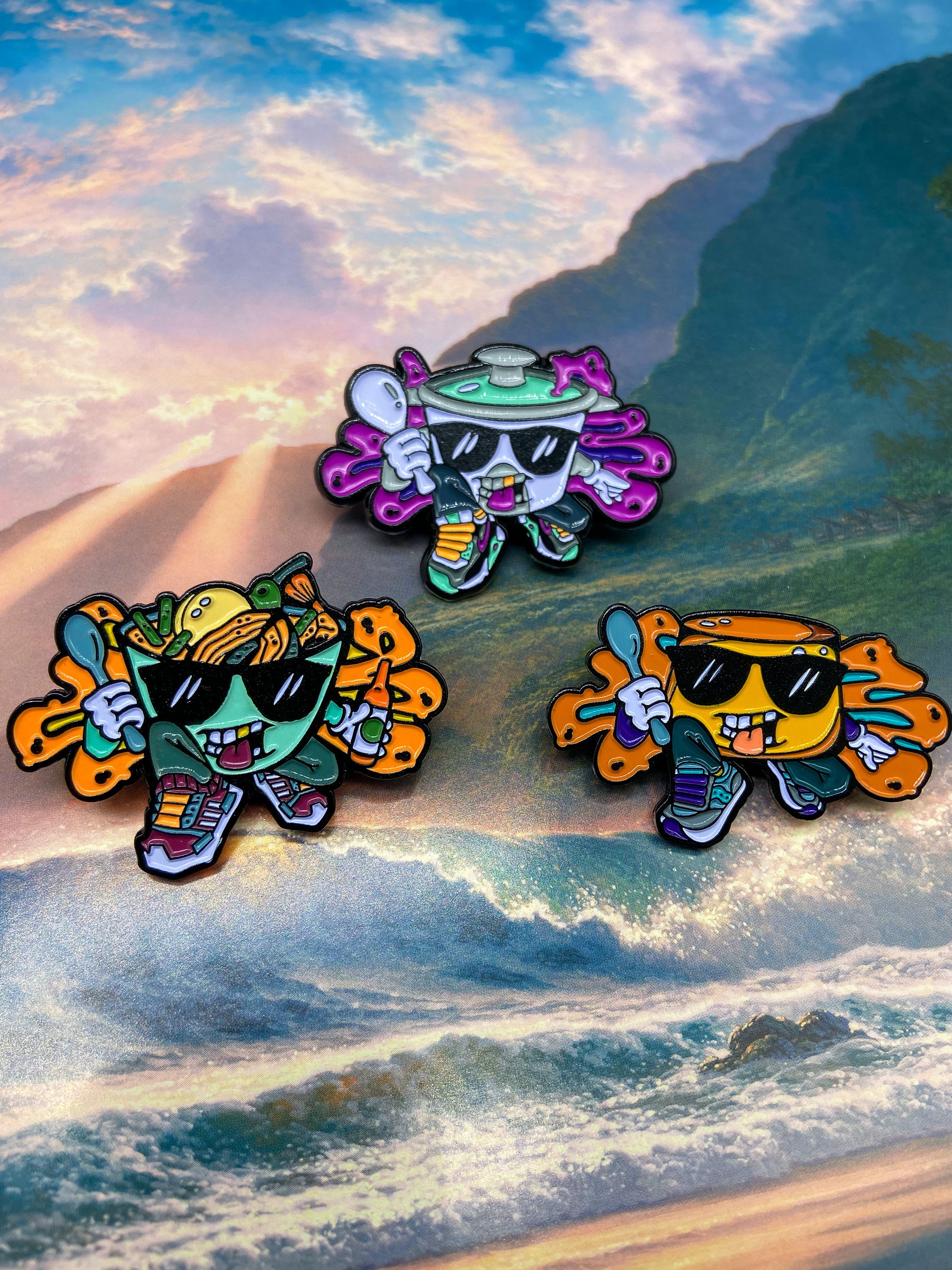 Silog Boyz: Series 1 Filipino Enamel Pins - Etsy