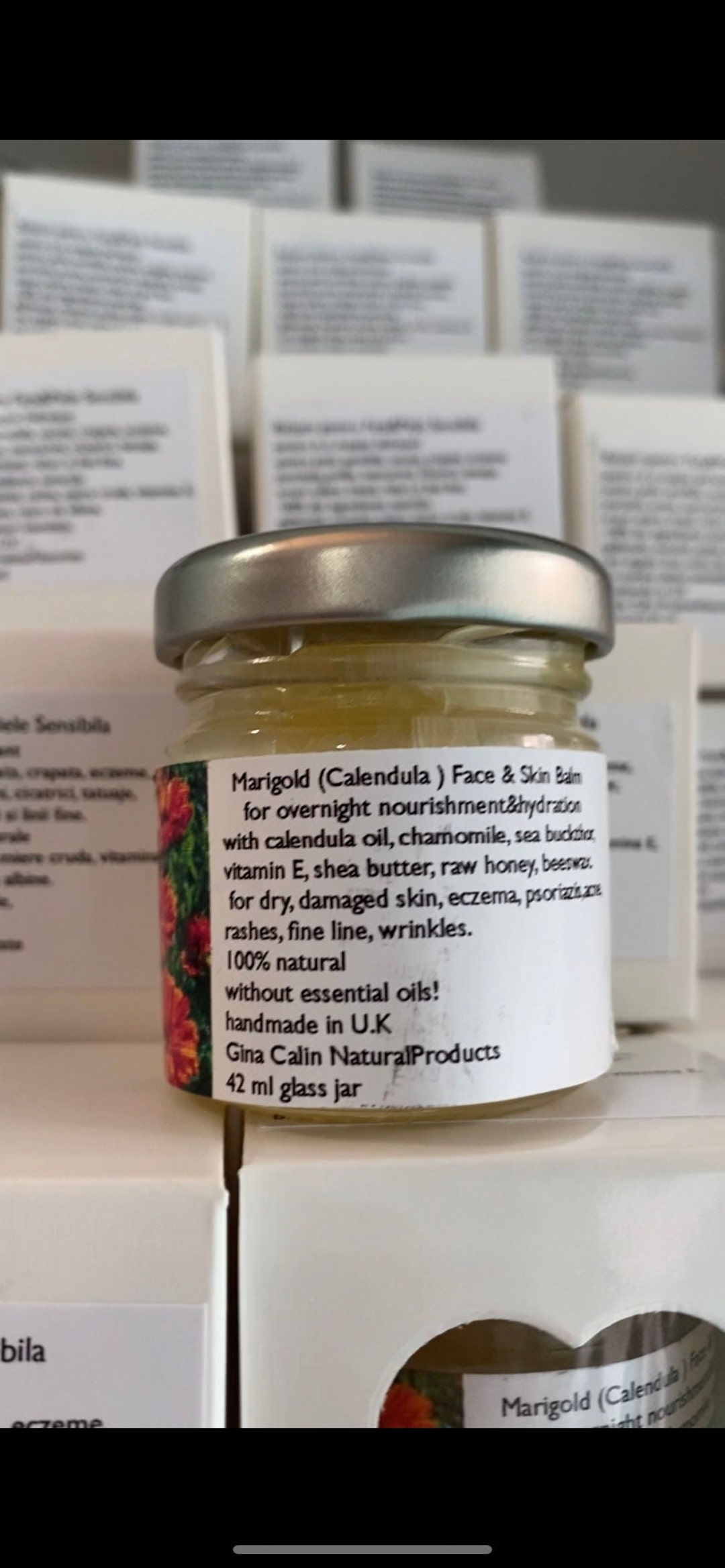 Marigold Face and Skin Balm - Etsy