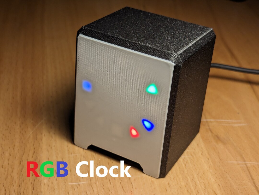 Rgb Led Clock For Geeks With Web Interface Configuration Etsy