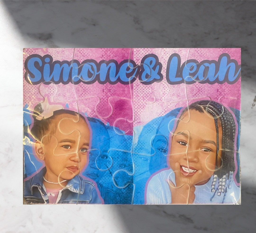 Custom 12 Piece Kids Cartoon Puzzle - Etsy