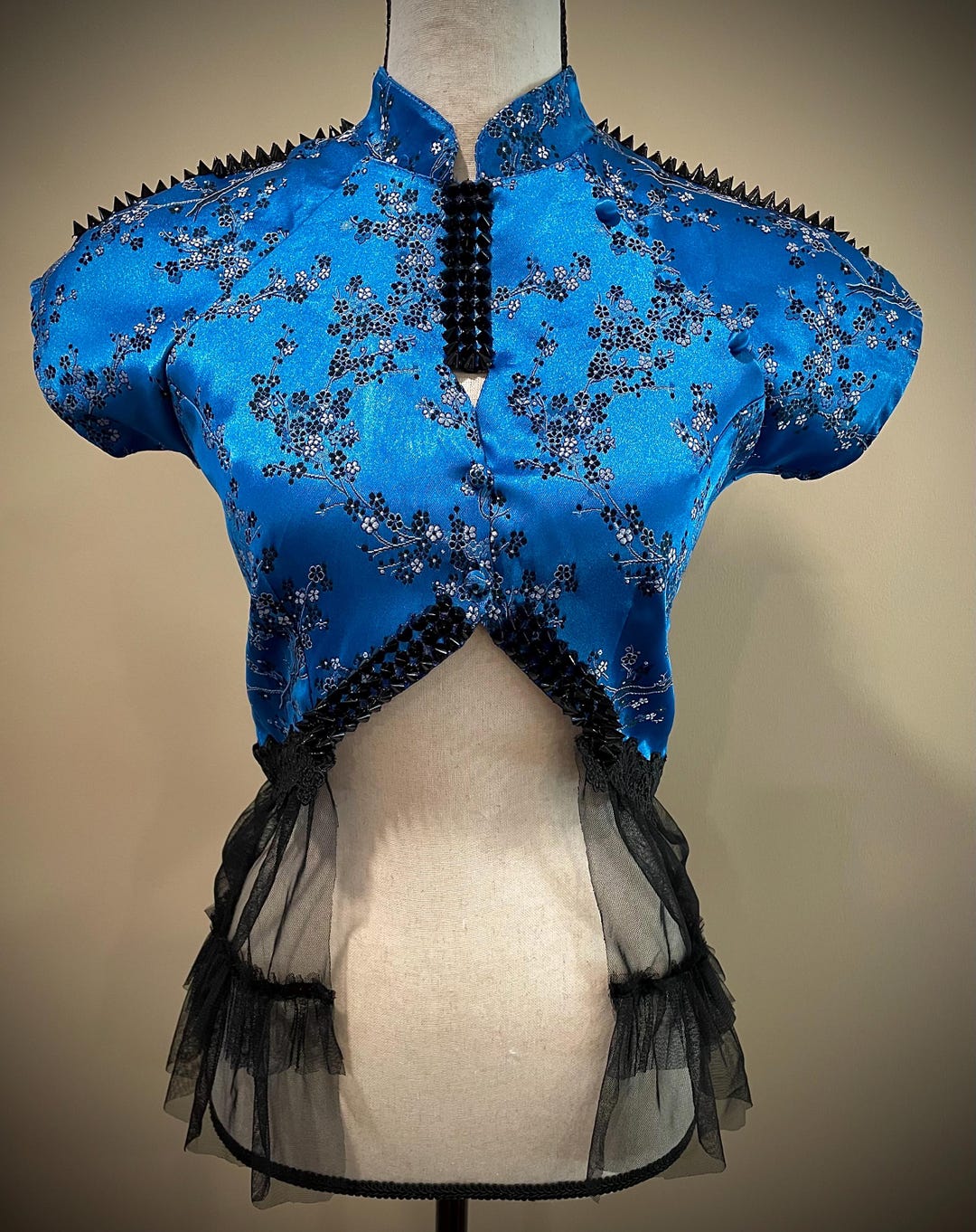 Mandarin Punk Crop - Etsy