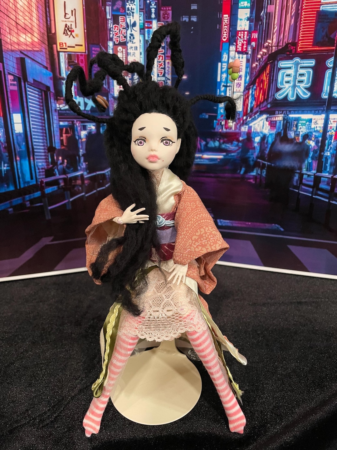 Yokai Doll Repaint FUTAKUCHI Onna/hungry Mouth Woman - Etsy