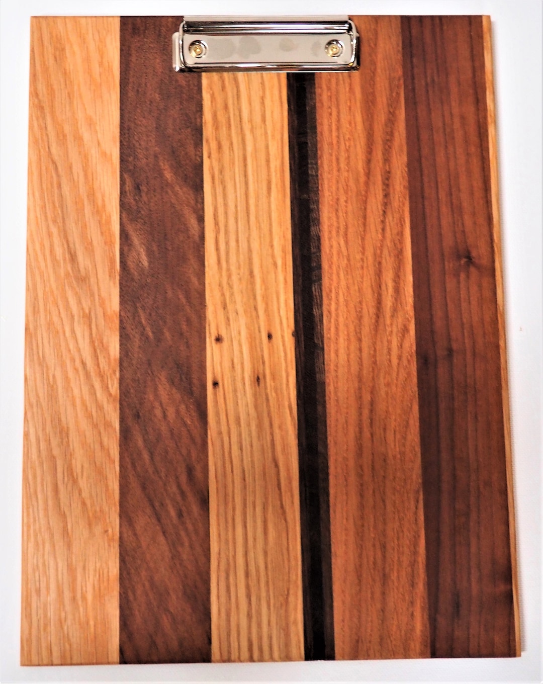 Clamping Board for Din 4 Wood striped in Oak/ Walnut With Medium Stripe ...