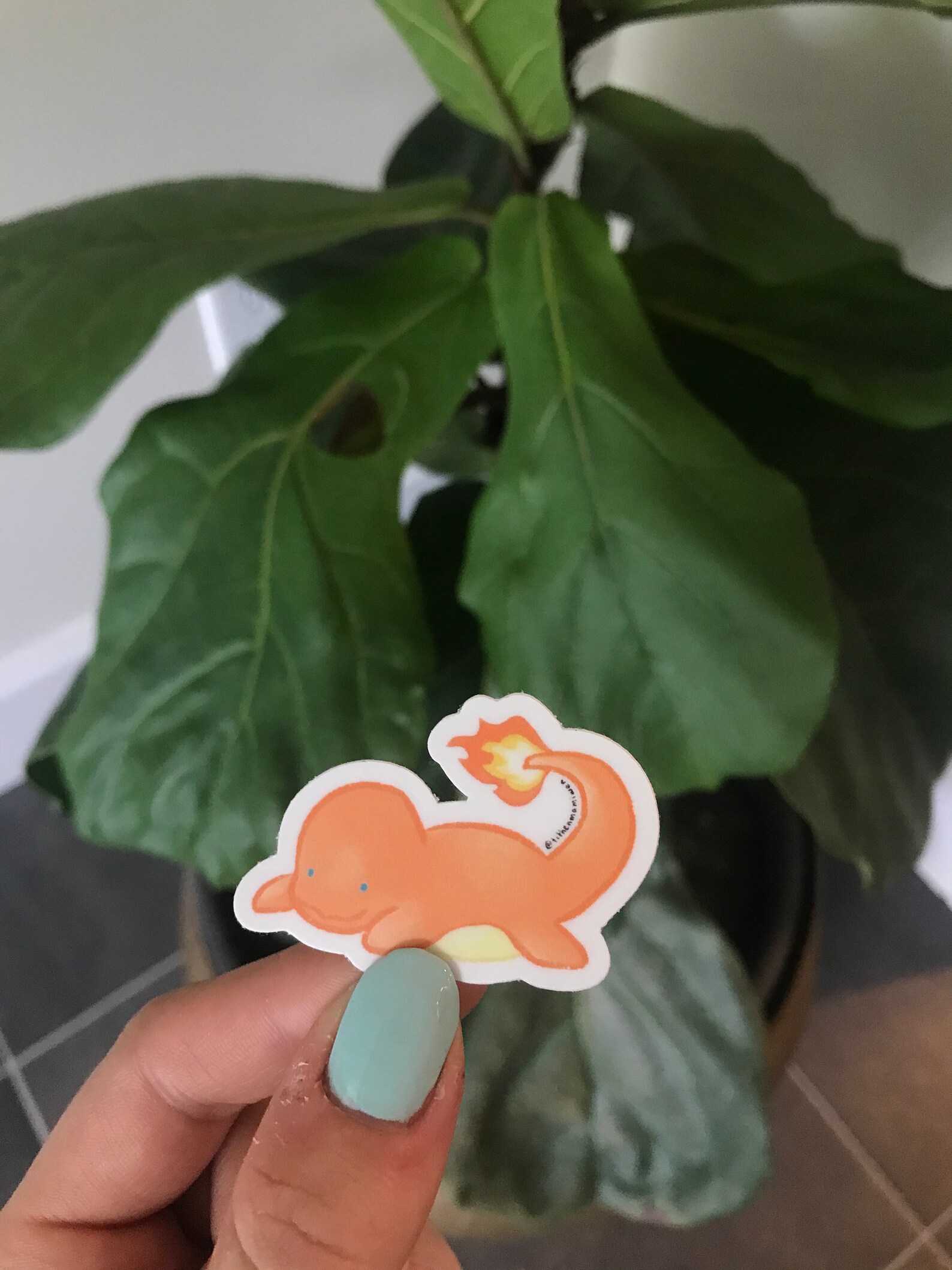 Chunky Pokémon Charmander Sticker - Etsy
