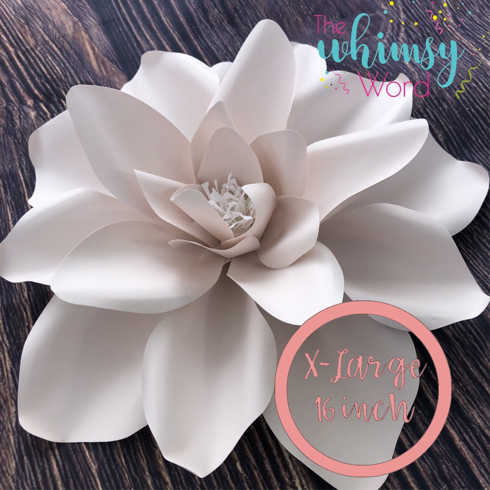 SVG Extra Large Michaela Blossom Template Paper Flower - Etsy