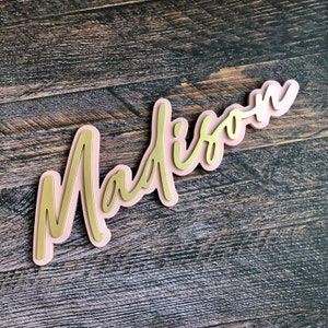 Custom Tabletop or Wall Name Sign - Sweet 16 Wood Name - Sweet Sixteen Candelabra Candle ...